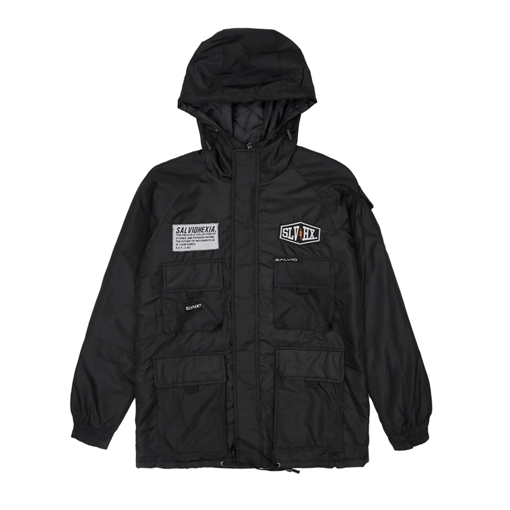 Jual Salvio Hexia Parka Jacket Black Kaili | Shopee Indonesia