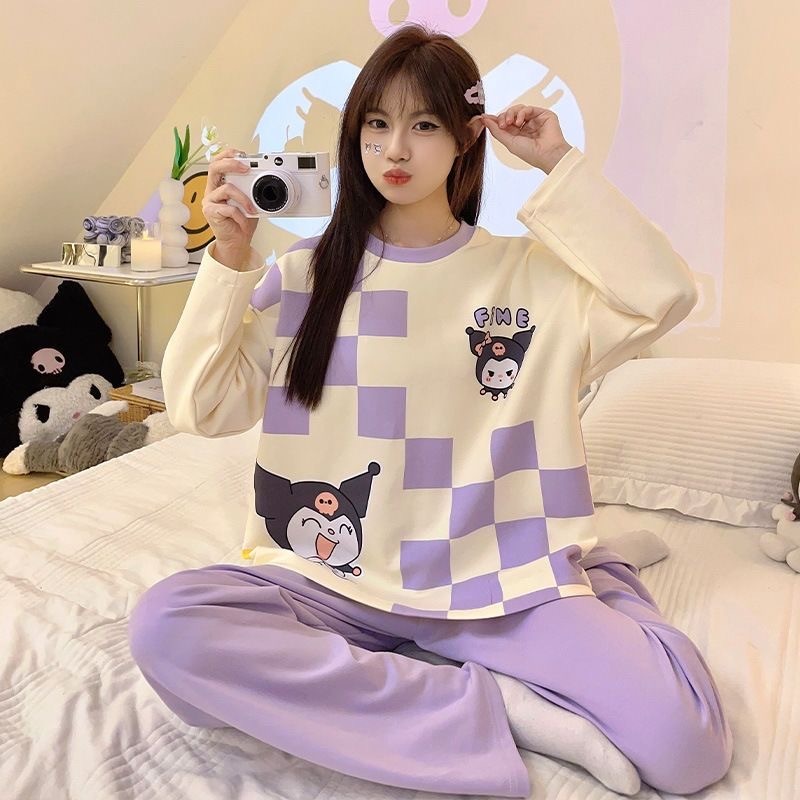 Jual FASHION TOP | Piyama Sweet Kartun Kuromi Lotso Piyama Fashion Set ...