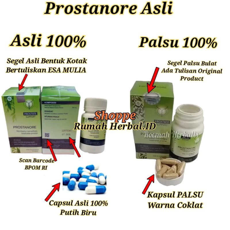 Jual PROSTANORE Asli OBAT PROSTAT asli Alami Sertifikat BPOM RI ...