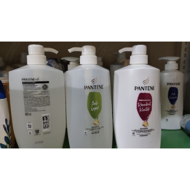 Jual PANTENE shampoo 900ml ijo lepek | Shopee Indonesia