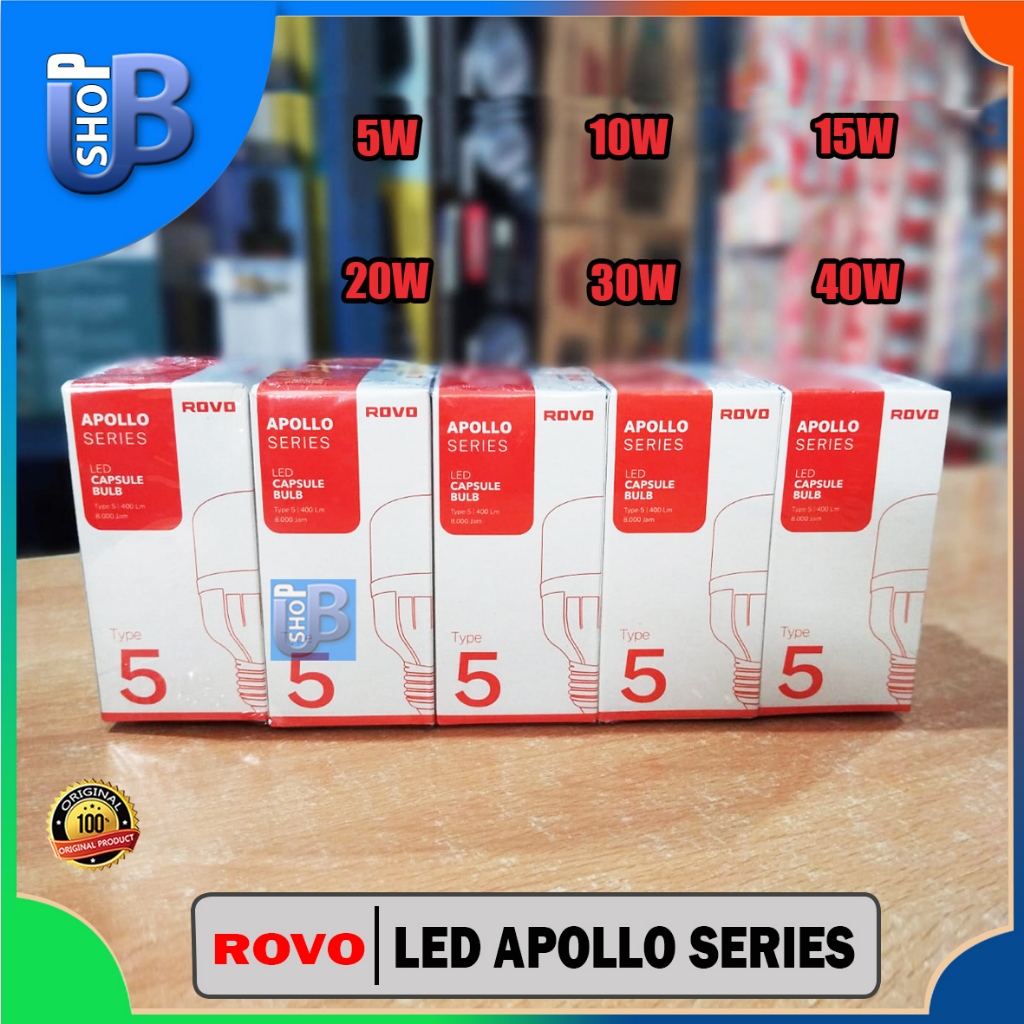 Jual LAMPU LED CAPSULE APOLLO SERIES 5W 10W 15W 20W 30W 40W | Shopee ...