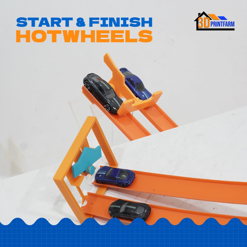 Jual Custom Simple Start Gate Finish Hotwheels Diecast Track Pintu ...