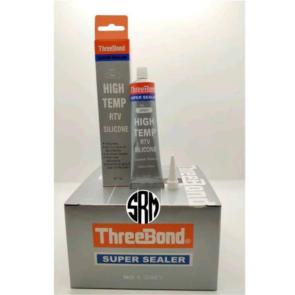 Jual LEM THREE BOND THREEBOND ABU SILVER GREY / RED 30 GRAM 75 GRAM RTV ...