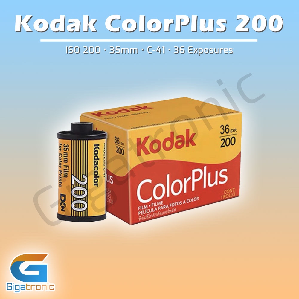 Jual KODAK COLORPLUS / COLOR PLUS / KCP 35mm iso 200 - ROLL FILM ...