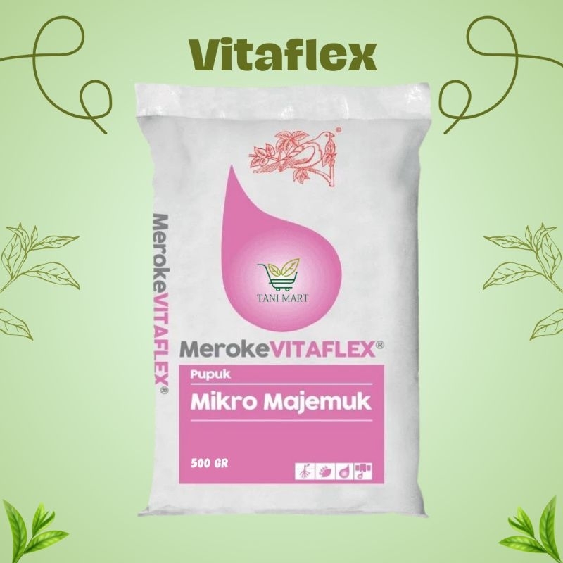 Jual PUPUK MEROKE MIKRO MAJEMUK (VITAFLEX) HIDROPONIK 500 gr (KEMASAN ...