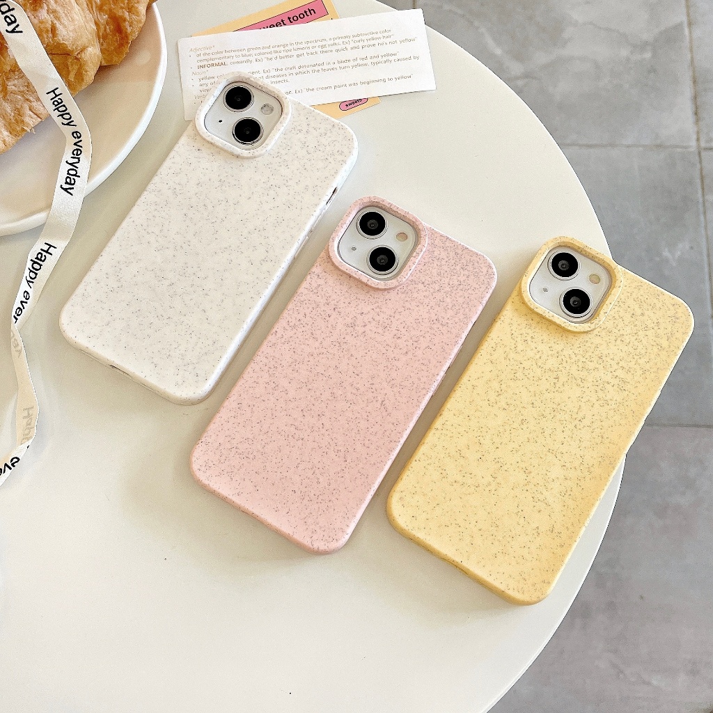 Jual CASE Ramah Lingkungan Jerami Gandum TPU Cocok Untuk iPhone iPhone ...