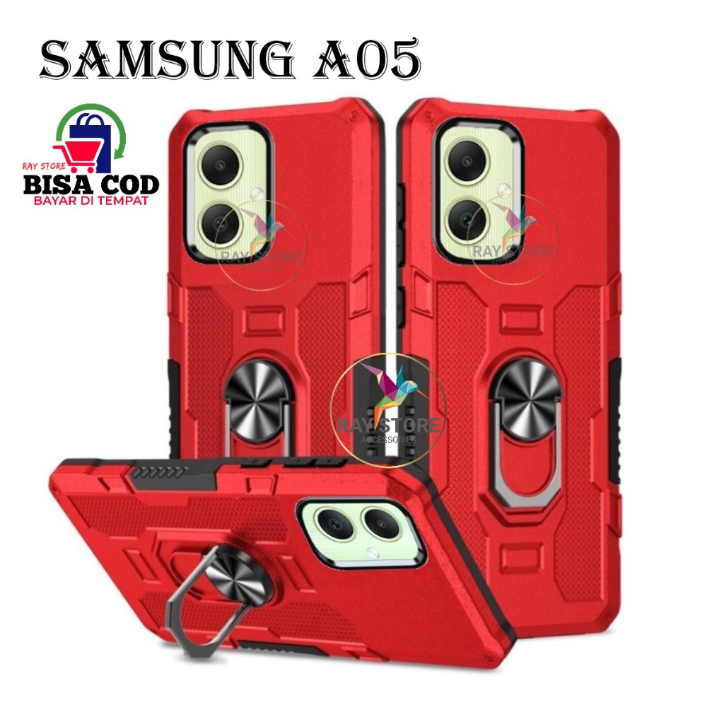 Jual SAMSUNG A05 CASE ROBOT HIT EYE RING CASING HP ARMOR SHOCKPROOF ...
