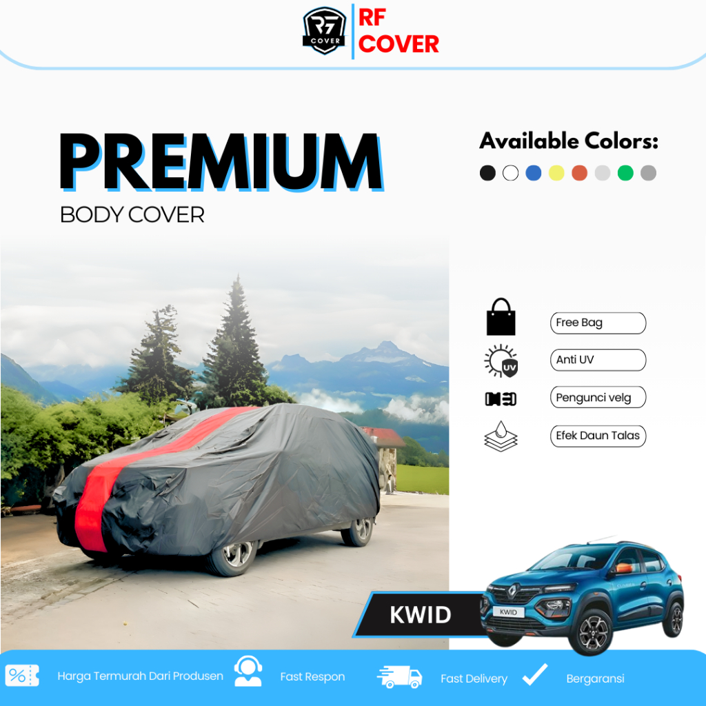 Jual Body Cover Mobil RENAULT KWID Sarung Mobil All New RENAULT KWID ...