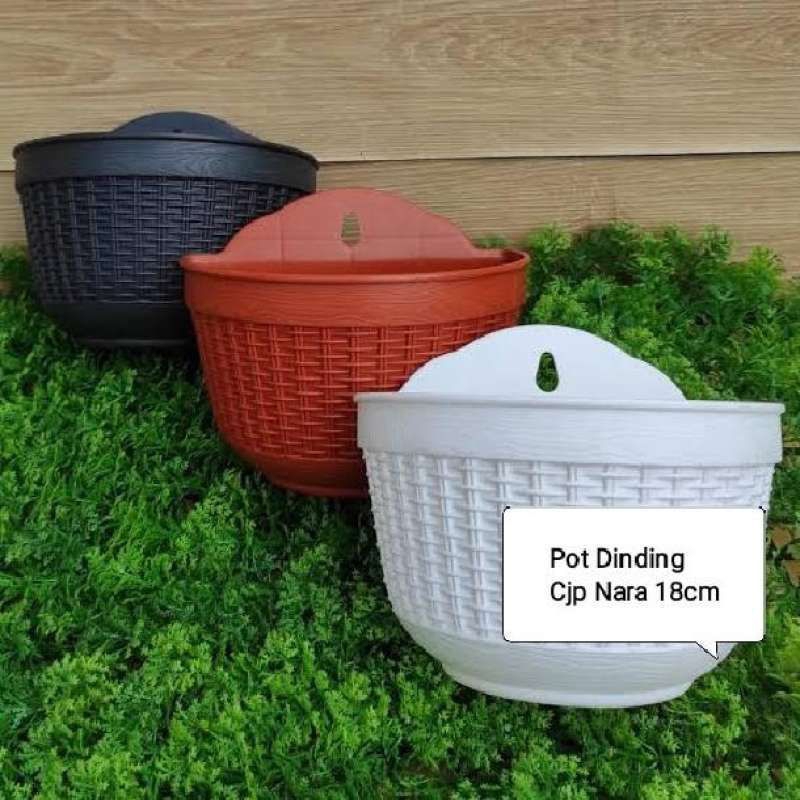 Jual Pot Bunga Tanaman Dinding Nara 18 CJP Isi 5 pcs | Shopee Indonesia