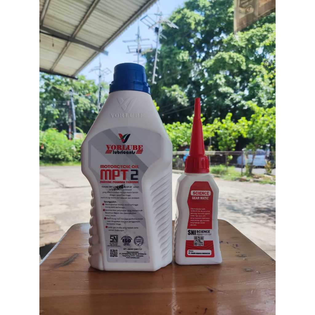 Jual [BONUS OLI GARDAN] - Oli Vorlube MPT2 20W 40 Motor Semua Matic ...
