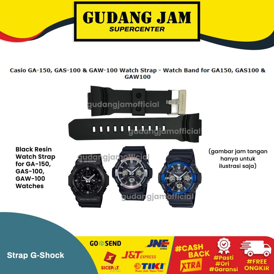 Jual Tali Strap G-Shock GA-150 GA-150MF GAS100 GAW-100 GA150 Original | Shopee Indonesia