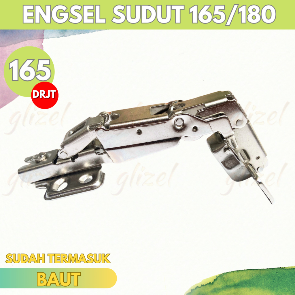 Jual Engsel Sendok Sudut Biasa 165 derajat 180 Pintu Lipat Lemari Pojok | Shopee Indonesia