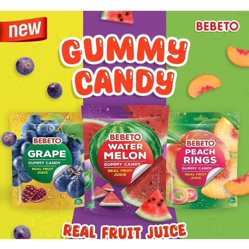 Jual Bebeto Gummy Candy Pouch Import Permen Gummy Bebeto Turkey ...