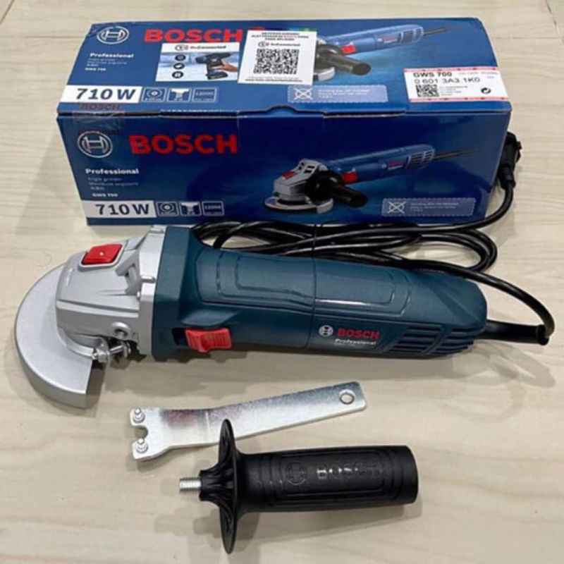 Jual MESIN GERINDA BOSCH GWS 700 4INCH 100MM ORIGINAL BOSCH GWS700 ...