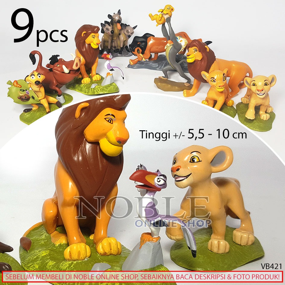 Jual LION FIGURE MUFASA SIMBA SCAR SINGA TIMON BABI PUMBAA KING JUNGLE ...