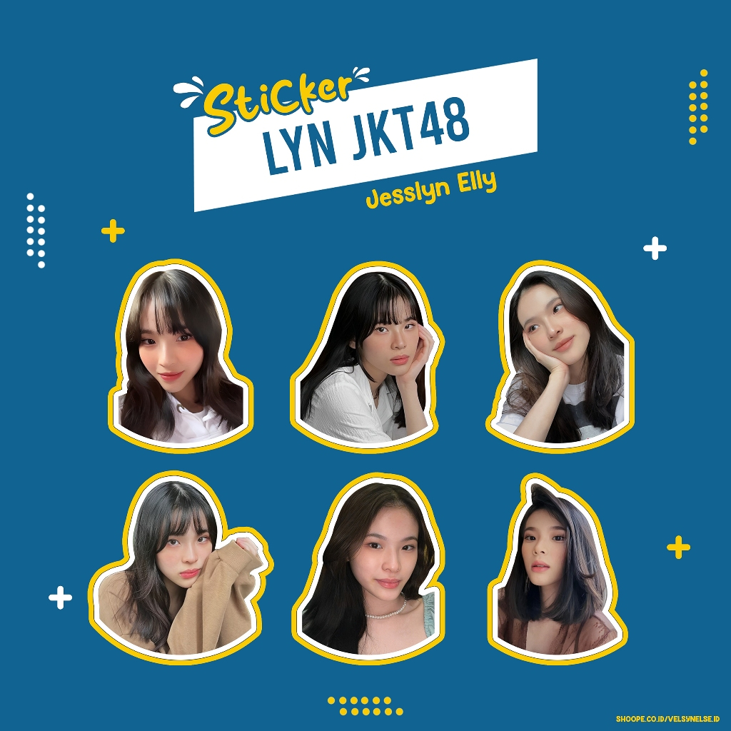 Jual [ ISI 6 ] Sticker Pack JKT48 Lucu Aesthetic High Quality | Shopee ...