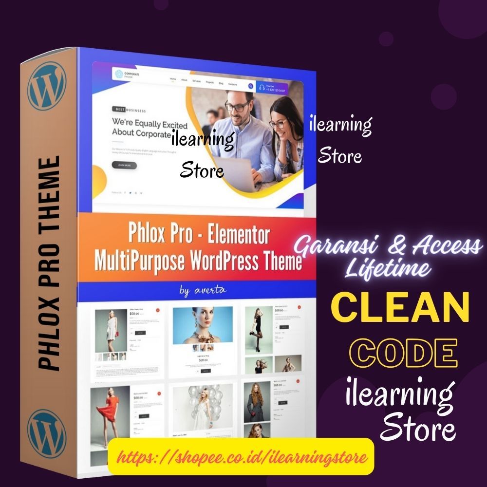 Jual [WT22] Phlox Pro – Elementor MultiPurpose WordPress Theme (GPL 100% & Lifetime Access ...