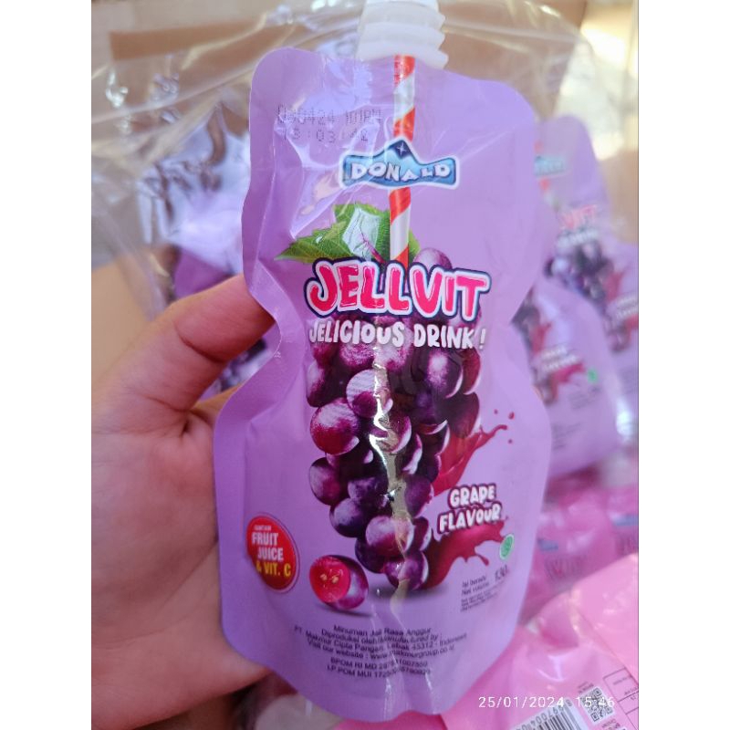 Jual DONald Jelly vit Grape / JELLY / JELLY DRINK | Shopee Indonesia