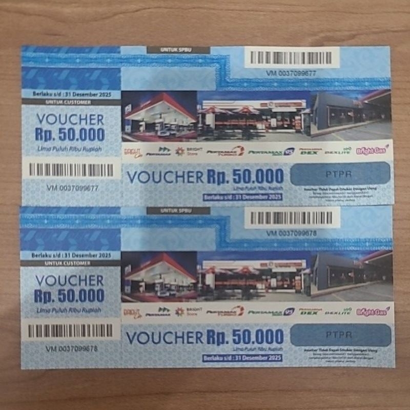 Jual Voucher BBM Pertamina nominal 50rb | Shopee Indonesia