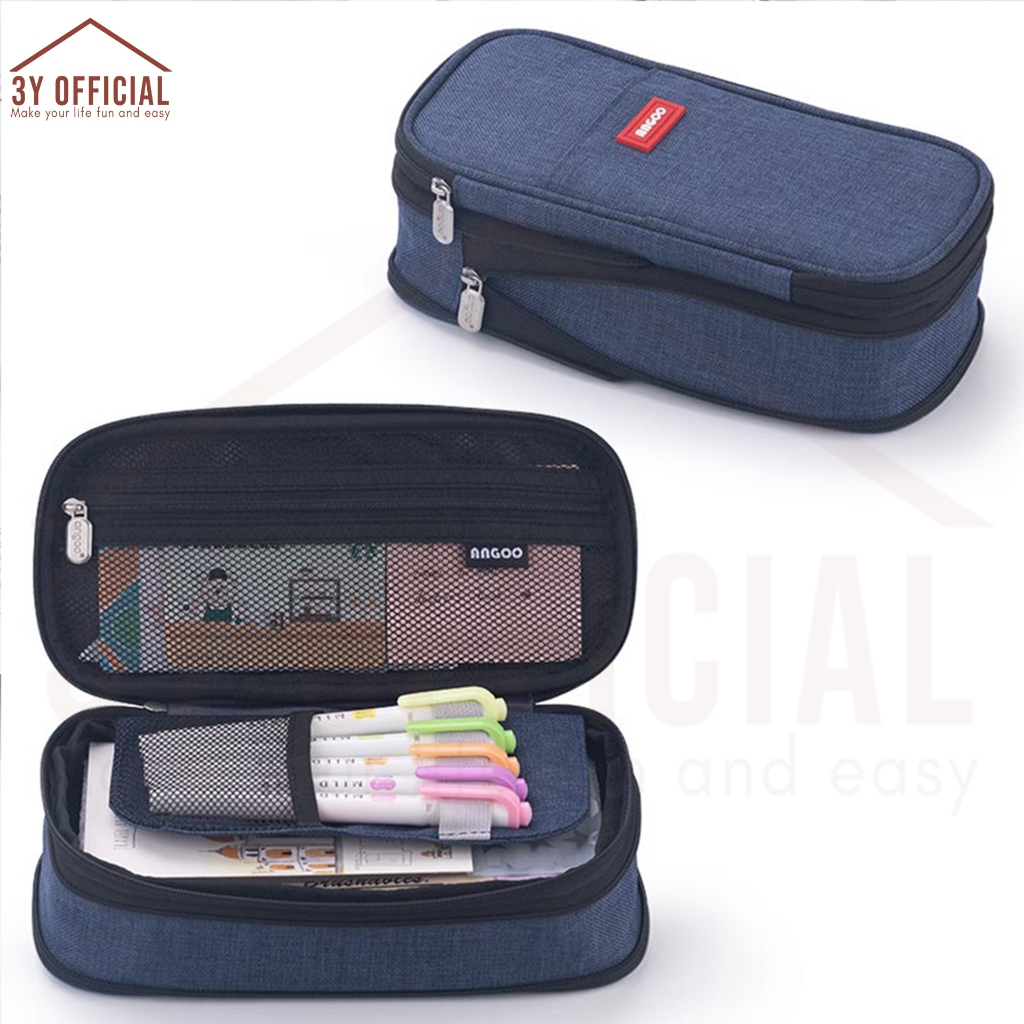 Jual 3Y Angoo Collapsible Pencil Case kotak pensil aesthetic | Shopee ...