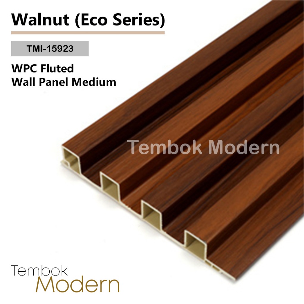 Jual Flute 3D Wood Wall Panel WPC Eco Series Regular Size 290 CM ...