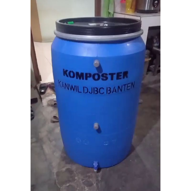 Jual tong komposter 200 liter/drum plastik | Shopee Indonesia