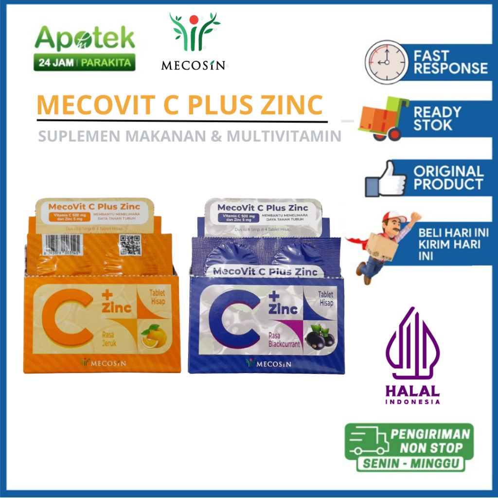 Jual MECOVIT C + ZINC | Shopee Indonesia