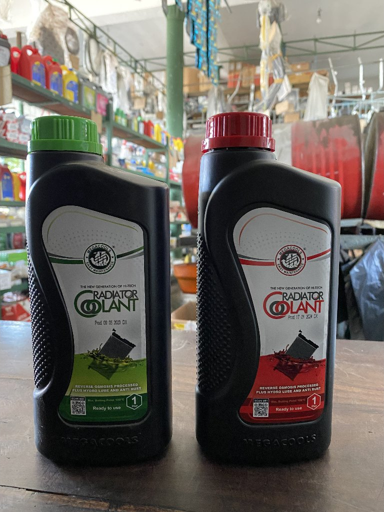 Jual Air Radiator Coolant Megacool Hijau Merah 1 Liter | Shopee Indonesia