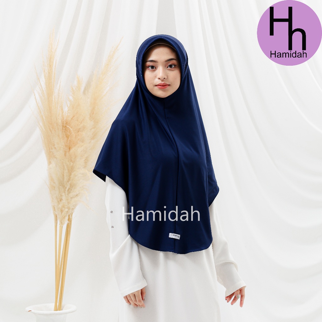 Jual Hamidah - Hijab Adeeva Bergo size XL Hamidah/Bergo Hamidah Pad Panjang | Shopee Indonesia