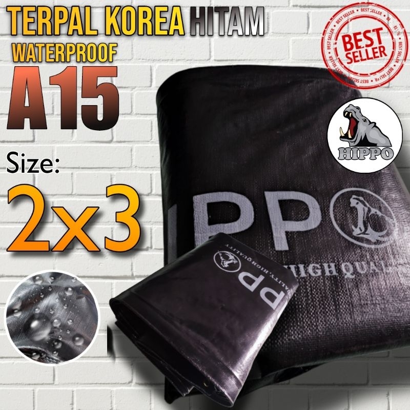 Jual Terpal Korea A15 Hitam Ukuran 2x3 tebal lebih murah awet dan tahan ...