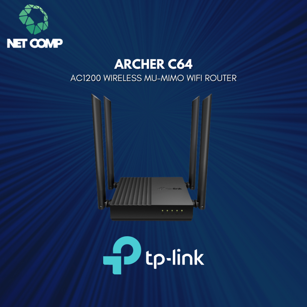 Jual Tp-link Archer C64 AC1200 Wireless MU-MIMO WiFi Router tplink ...
