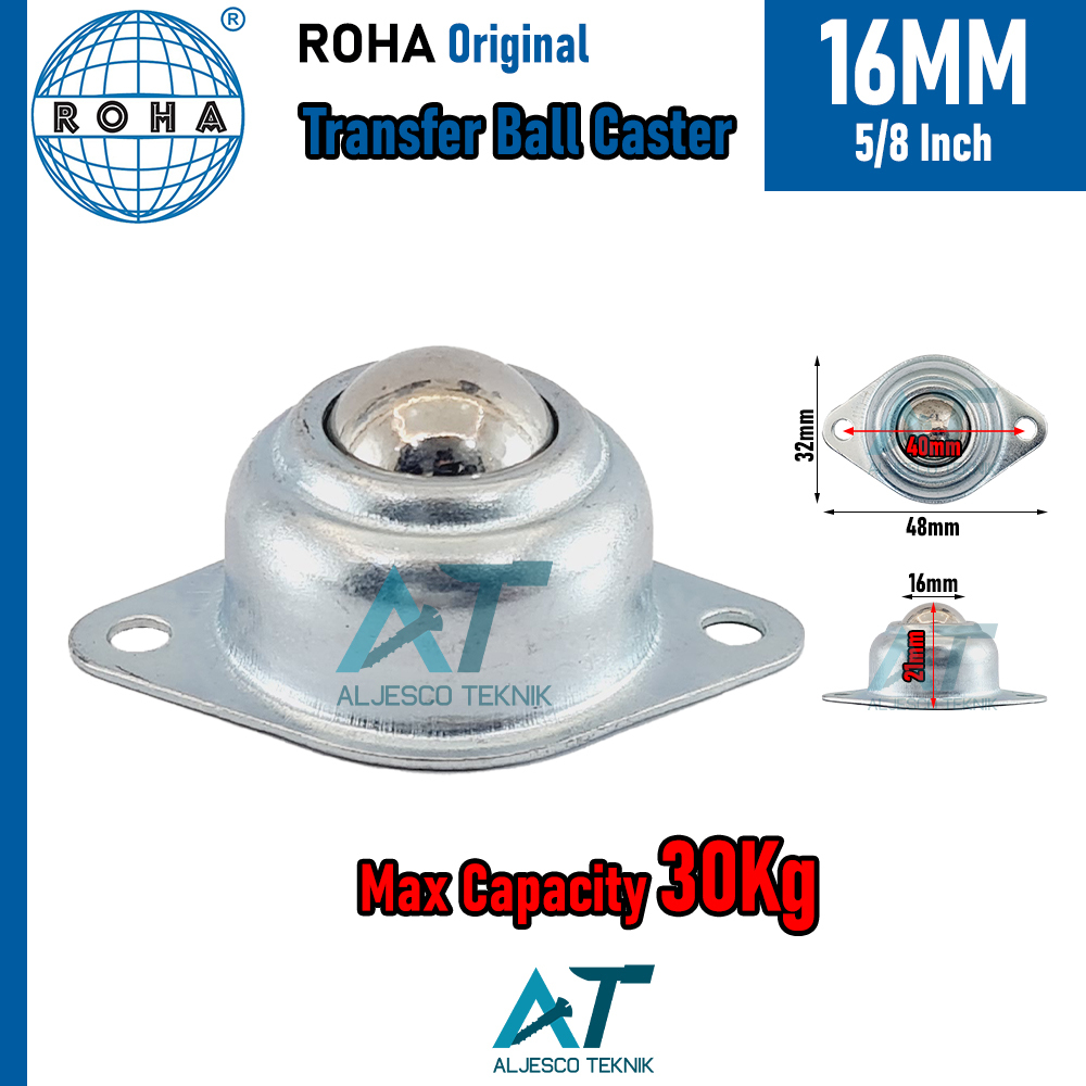 Jual RODA TRANSFER BALL CASTER 16MM 5/8 INCH – MATA SAPI | Shopee Indonesia