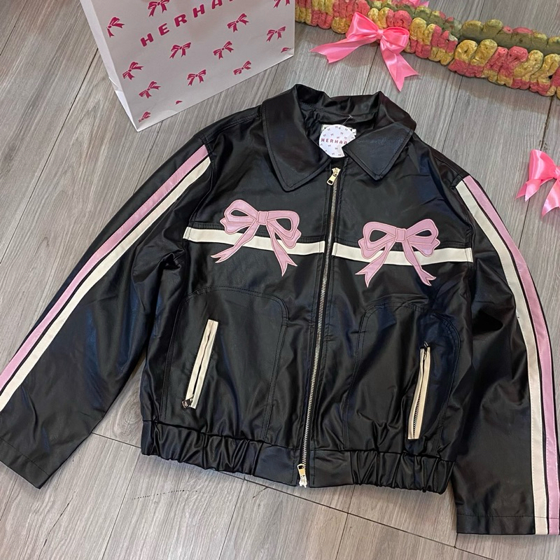 Jual Herhabit - BOWIE Leather Jacket | Shopee Indonesia