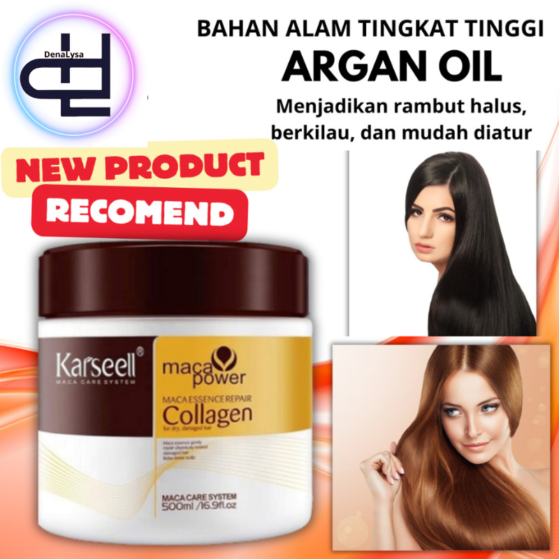 Jual Karseell Masker Rambut Hair Mask Keratin Karsel Maca Essence ...