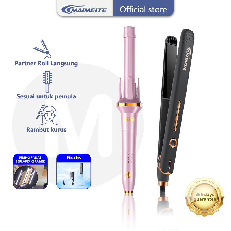 Jual MAIMEITE Hair Curly Styler 25mm Catokan Curly Otomatis Catokan Rambut Hair Straightener ...