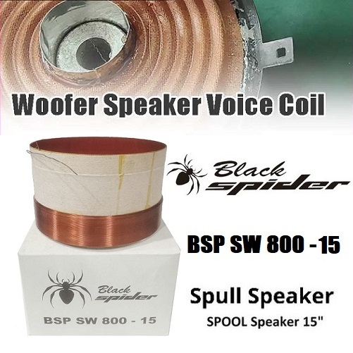 Jual Spool Voice Coil BSP SW 800 15 15" Spoel Spul Speaker 15 inch ...