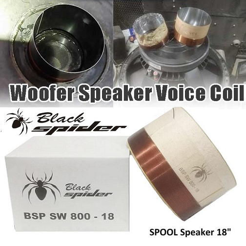 Jual Spool Voice Coil BSP SW 800 18 18" Spoel Spul Speaker 18 inch ...