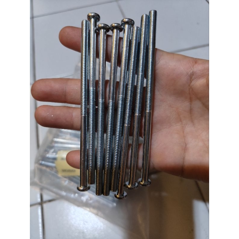 Jual baut jp m5x100 kunci 8/ baut jp + m5x100 / baut + m5 x 100 mm ...