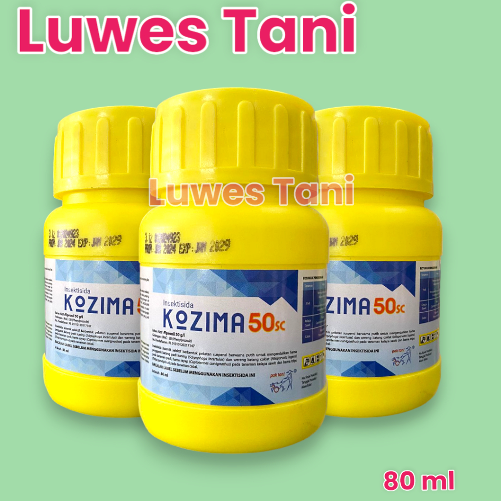Jual kozima 50sc fipronil insektisida sistemik 80ml setara regent ...