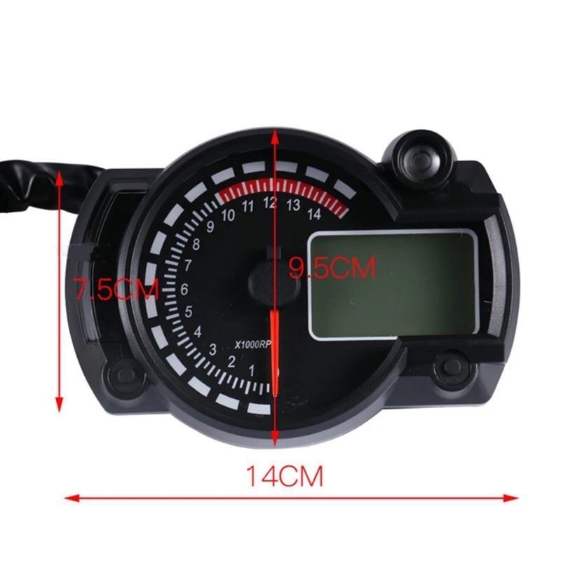 Jual SPIDOMETER SPEEDOMETER DIGITAL MODEL KOSO RX2 RX2N SET SOKET DAN ...