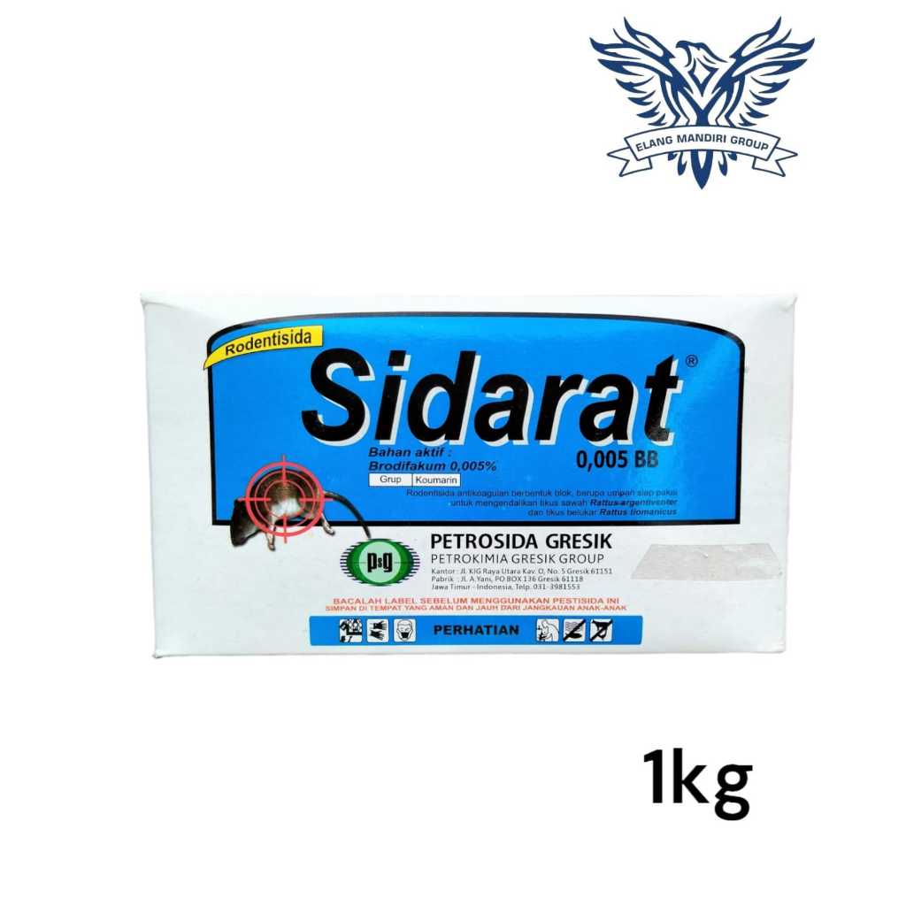 Jual Sidarat 1 kg Rodentisida Brodifakum 0.005%. Umpan Tikus Siap Pakai Petrosida Gresik ...