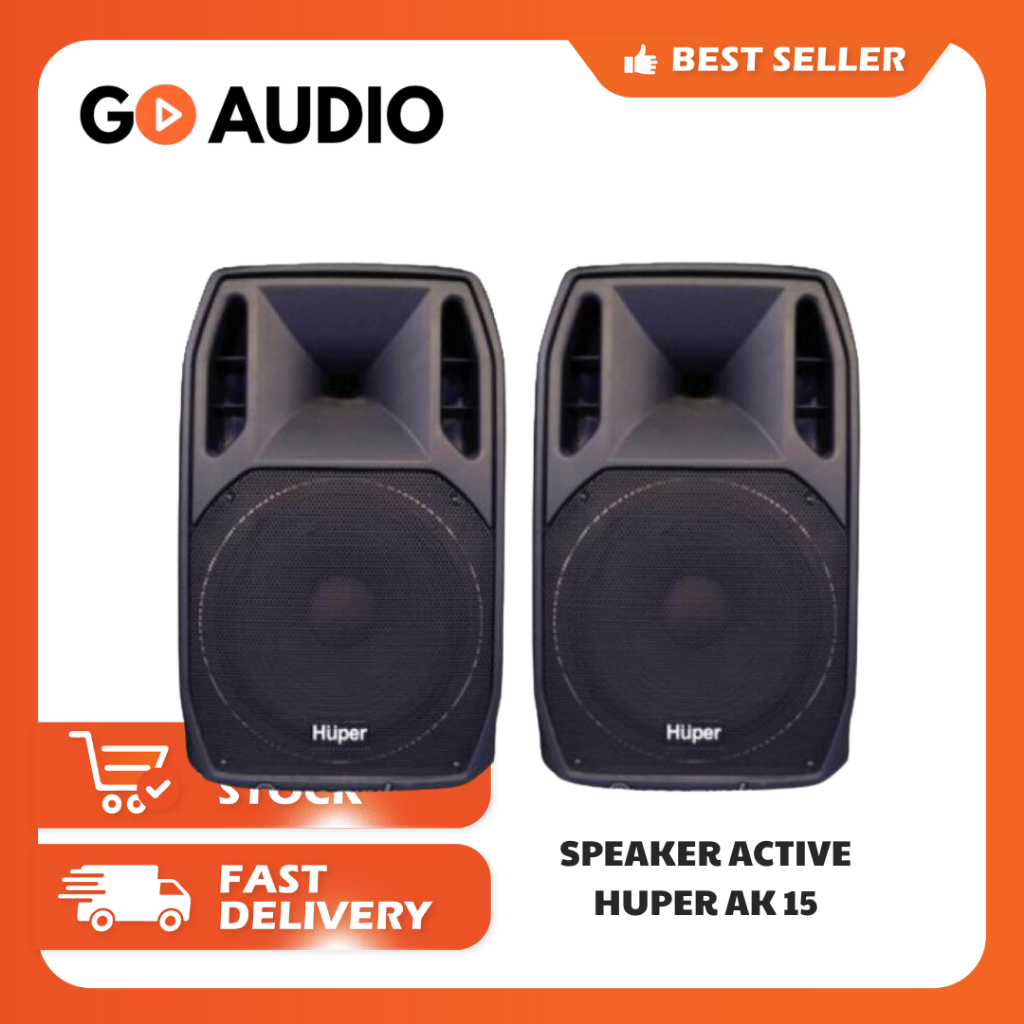 Jual Speaker Aktif 15 Inch Huper AK15A Active Speaker 15" AK 15A (1 PSG ...
