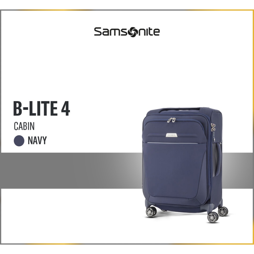 Jual Samsonite Koper Softcase B-Lite 4 Spinner 55/20 Expandable - Navy ...