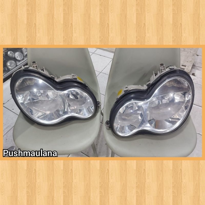 Jual Headlamp mercy W203 Facelift Original | Shopee Indonesia