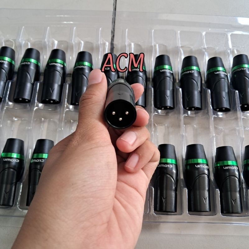 Jual JACK CANON COWOK CLOWN 3 PIN BARANG IMPOR MALE JACK 3 PIN | Shopee ...