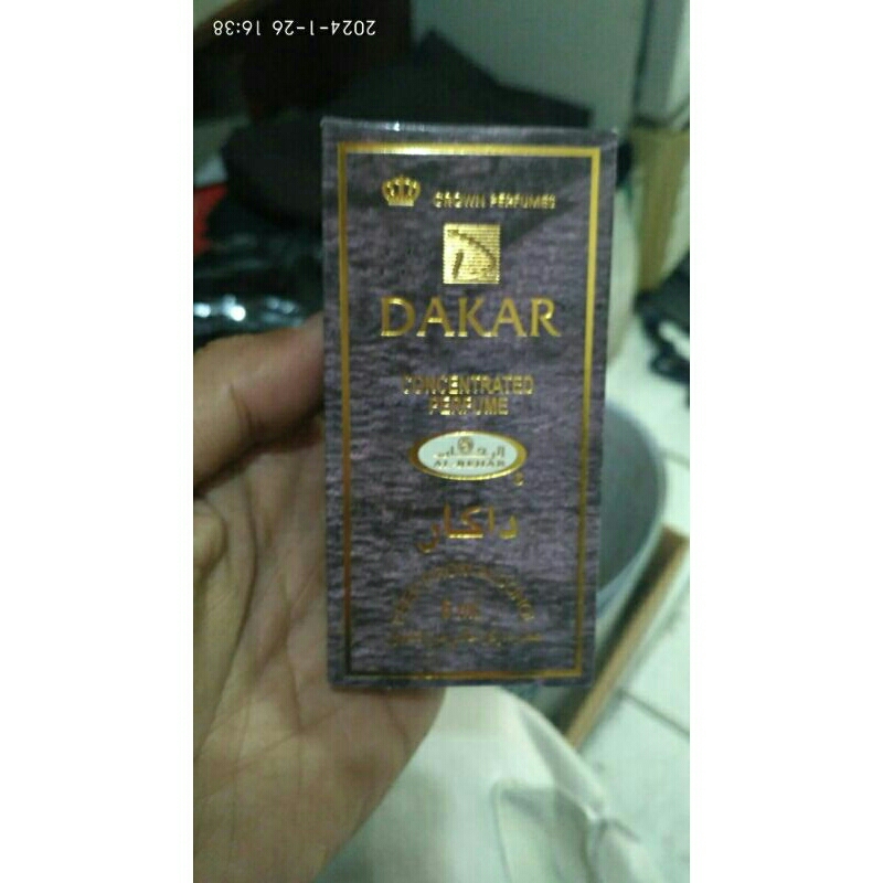 Jual DAKAR ALREHAB PARFUM ASLI BUATAN SAUDI ARABIA KEMASAN BOTOL ROLL ...