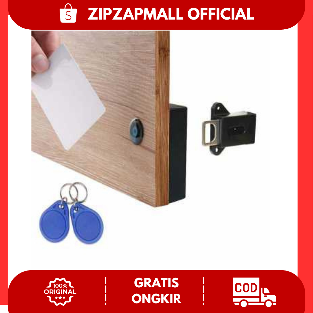 Jual Kunci Lemari Sensor RFID Keyless Cabinet Door Lock / Kunci Lemari ...