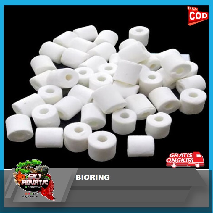 Jual Bio Ring Keramik Bioring Filter Aquarium Aquascape SIZE XL BESAR ...
