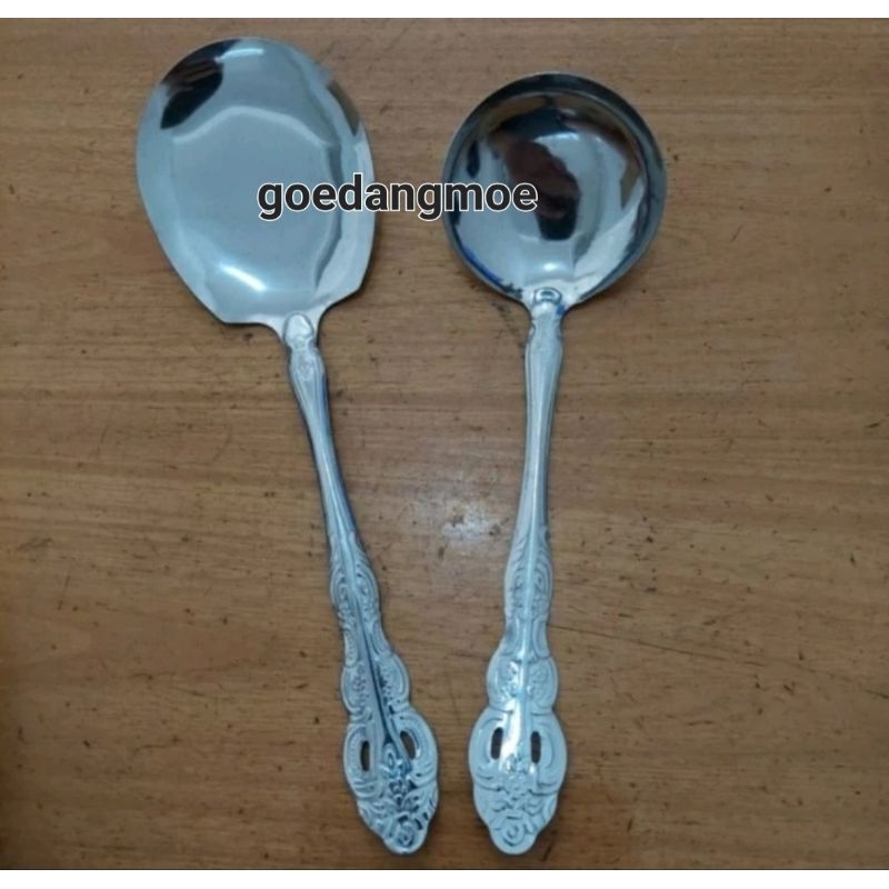 Jual Sendok sayur Centong Sop Irus besar stainless Nagako stainless ...