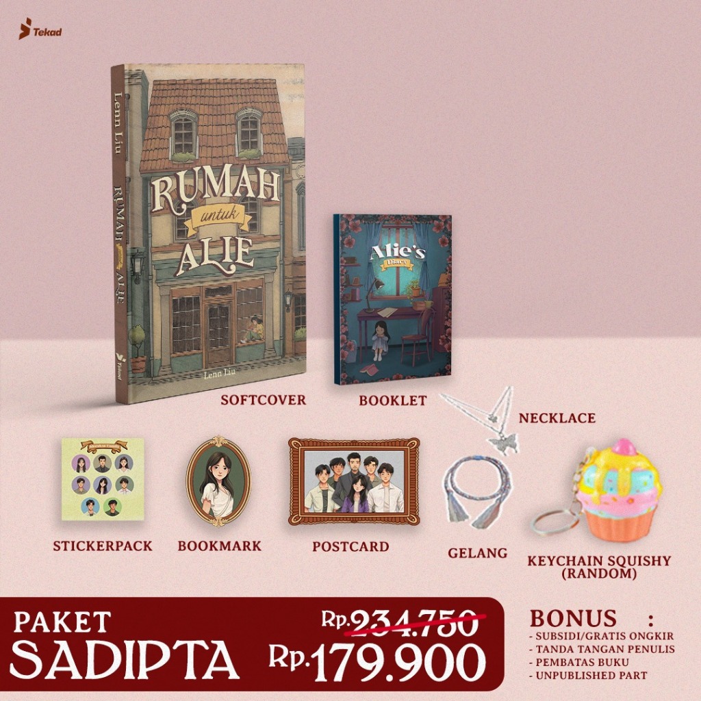 Jual Novel Rumah Untuk Alie - Lenn Liu - Tekad X Akad | Shopee Indonesia